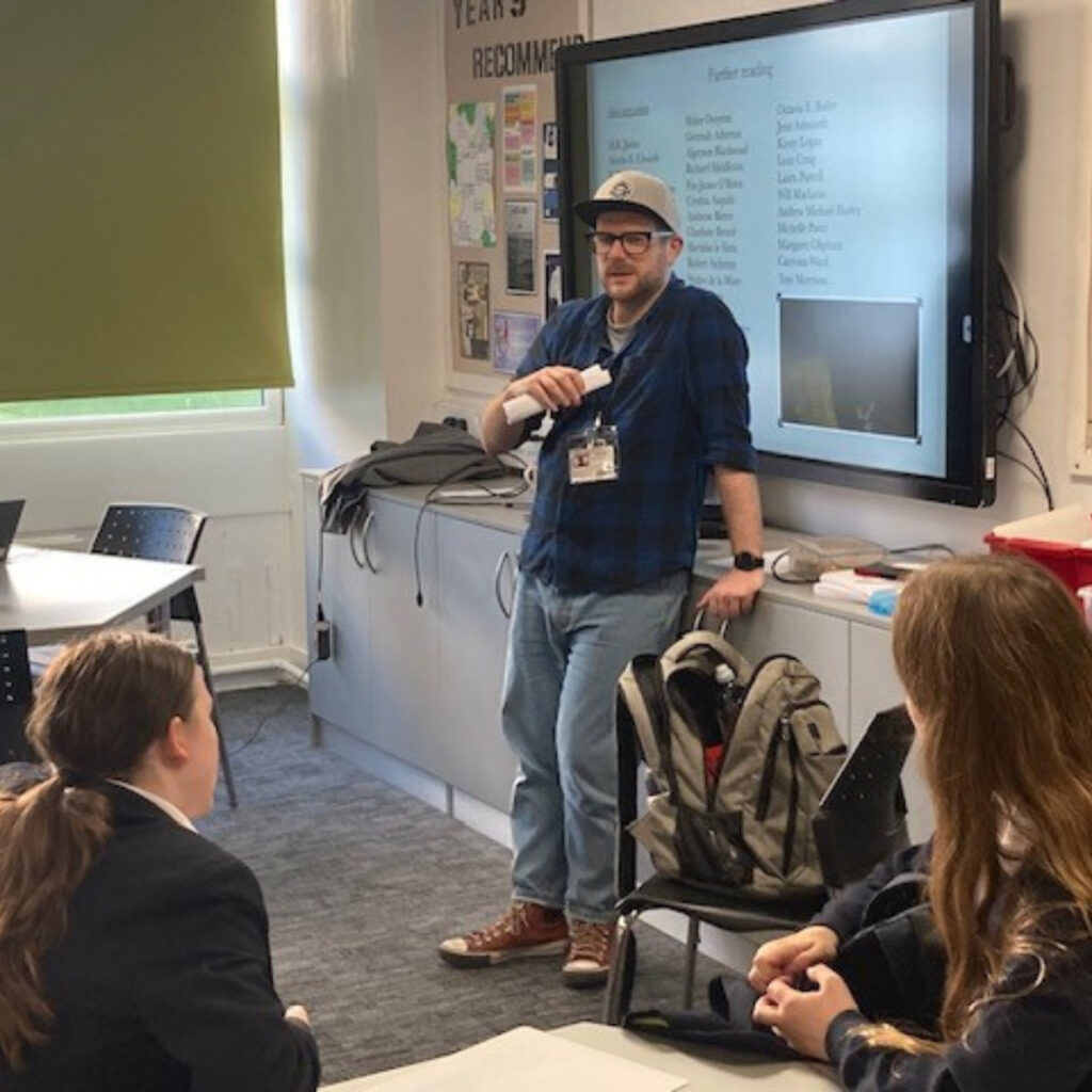 Writer Adam Z. Robinson visits Croydon High! | Croydon High School
