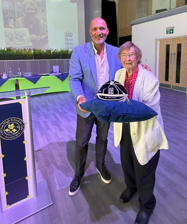 Surrey and England cricketer receives Cap 63 years after her debut ...
