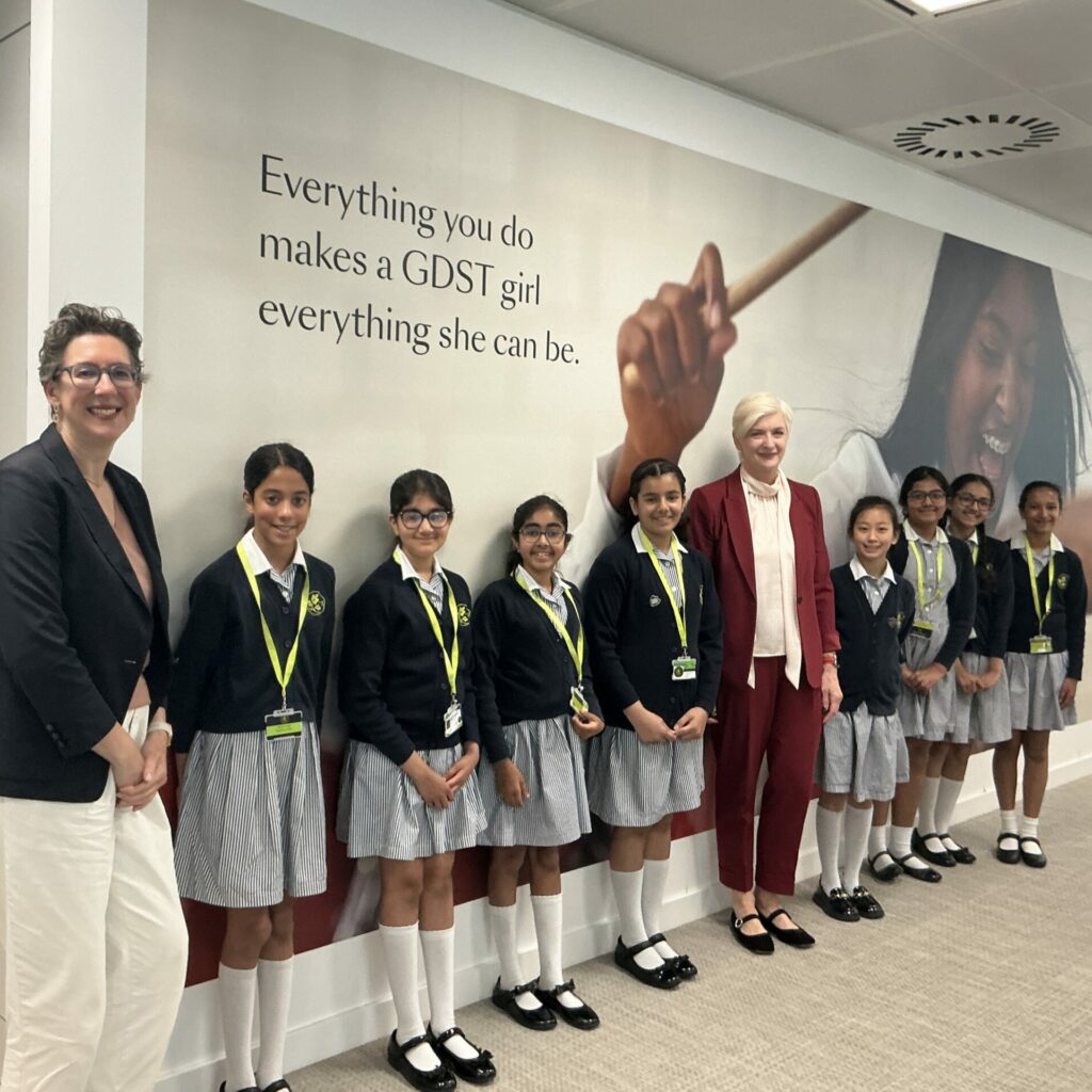 Year 6 Digital Leaders Presentation at the GDST Trust Office | Croydon High School